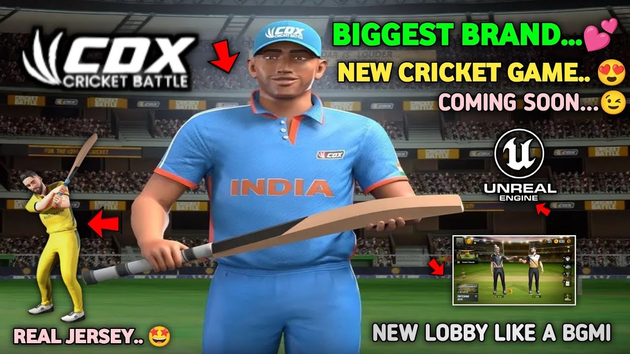 Brand New Biggest Cricket Game Coming In Android & 4k Graphic & Unreal ...