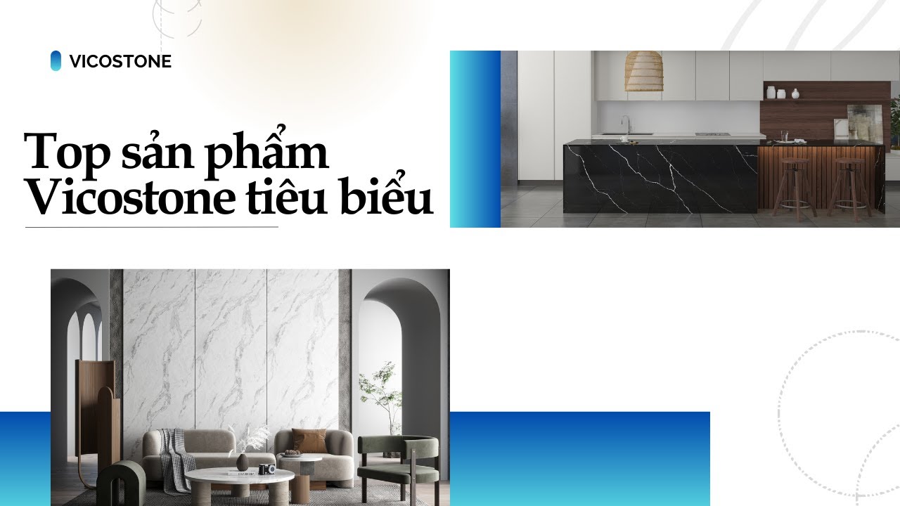 TOP 12 SẢN PHẨM ĐÁ THẠCH ANH VICOSTONE ĐƯỢC YÊU THÍCH NHẤT - YouTube