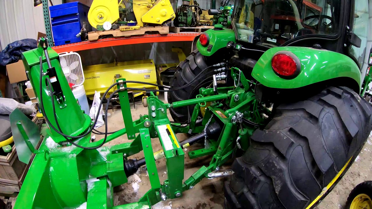 Installing the Hydraulic Deflector on the Frontier SB1174 - YouTube