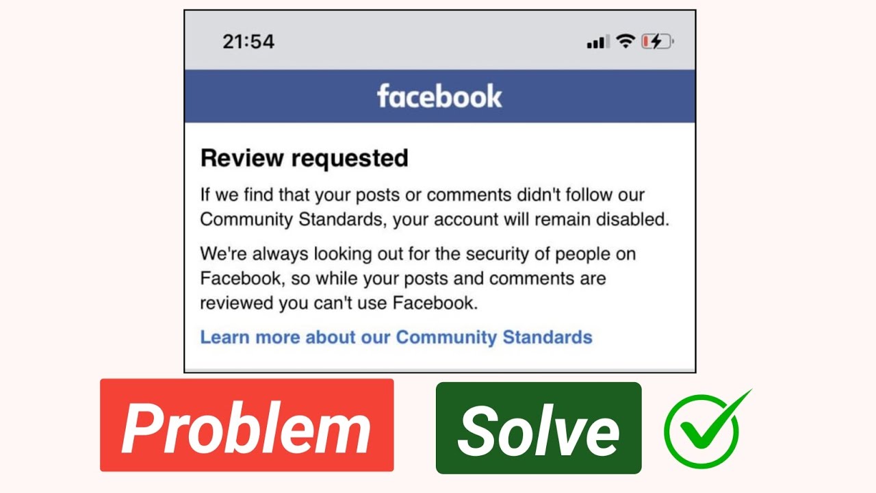 Facebook review request problem | Review request facebook problem solve ...