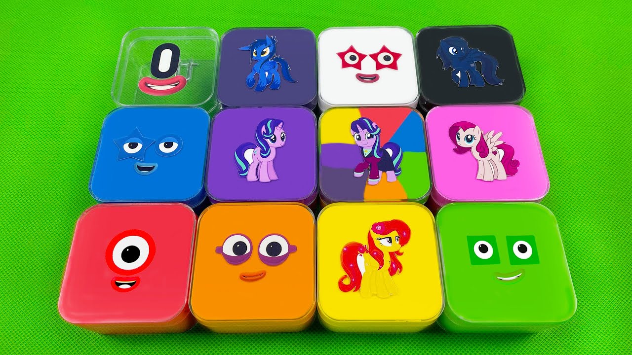 Numberblocks & My Little Pony – Looking for All Slime Coloring Mix ...