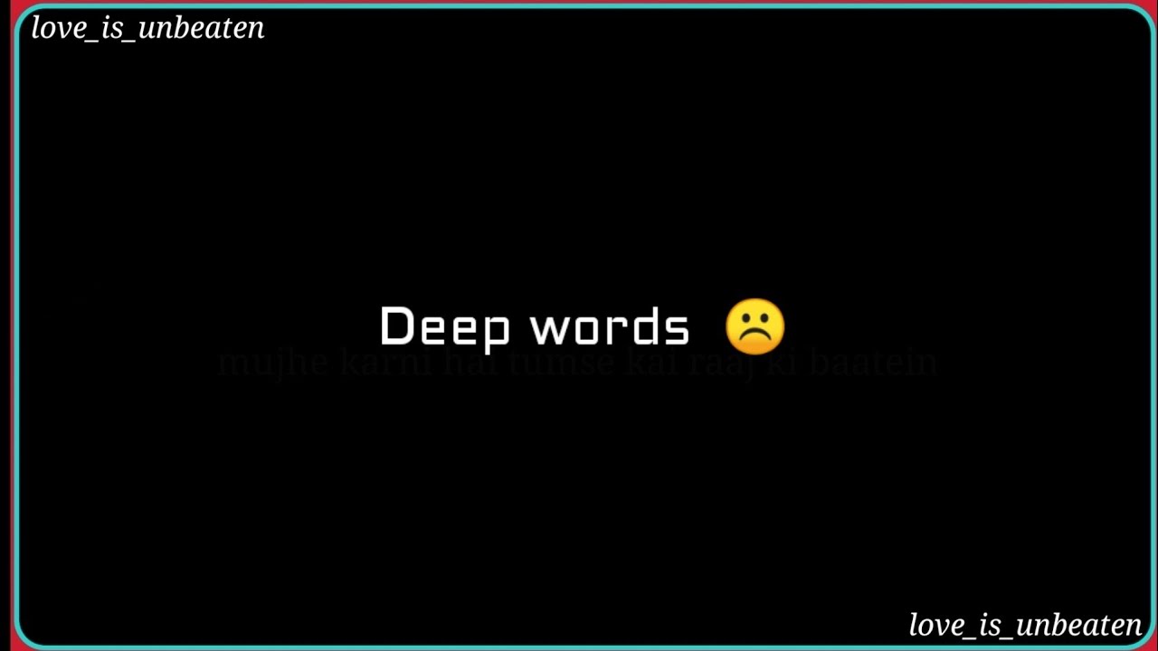 deep words status for whatsapp | deep shayari status | whatsapp status ...