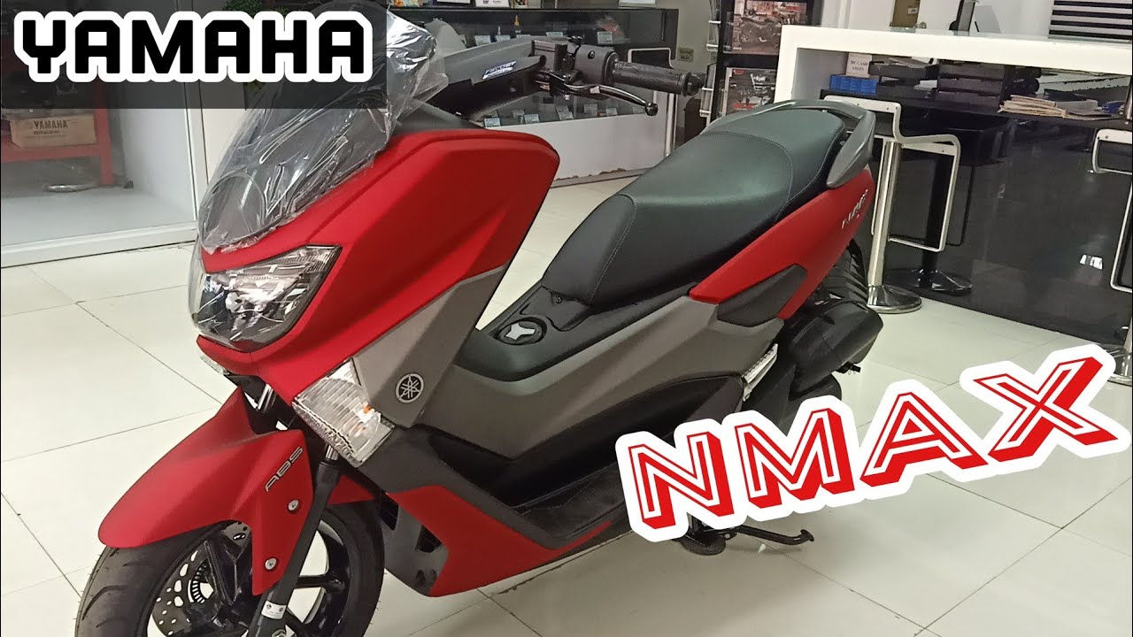 Yamaha Nmax 2020 Maroon - YouTube