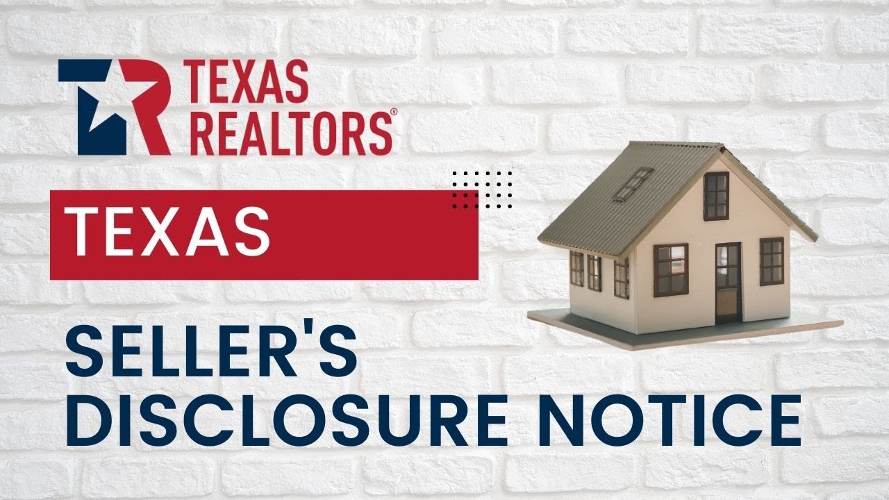 Texas Seller's Disclosure (TAR 1406) - YouTube