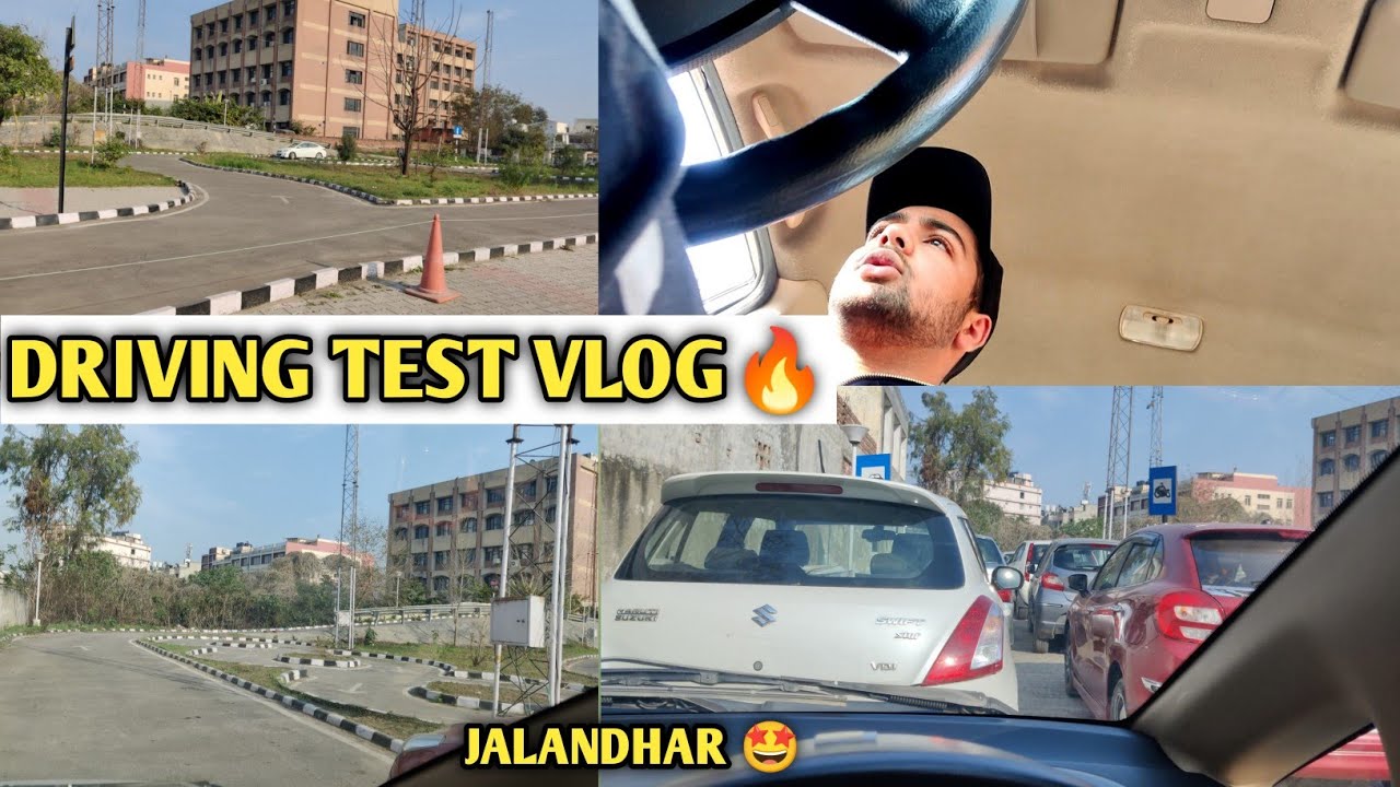 Driving Test Vlog 🔥😂 | RTO Jalandhar 💯 | Driving Test Jaladhar 🥂 ...