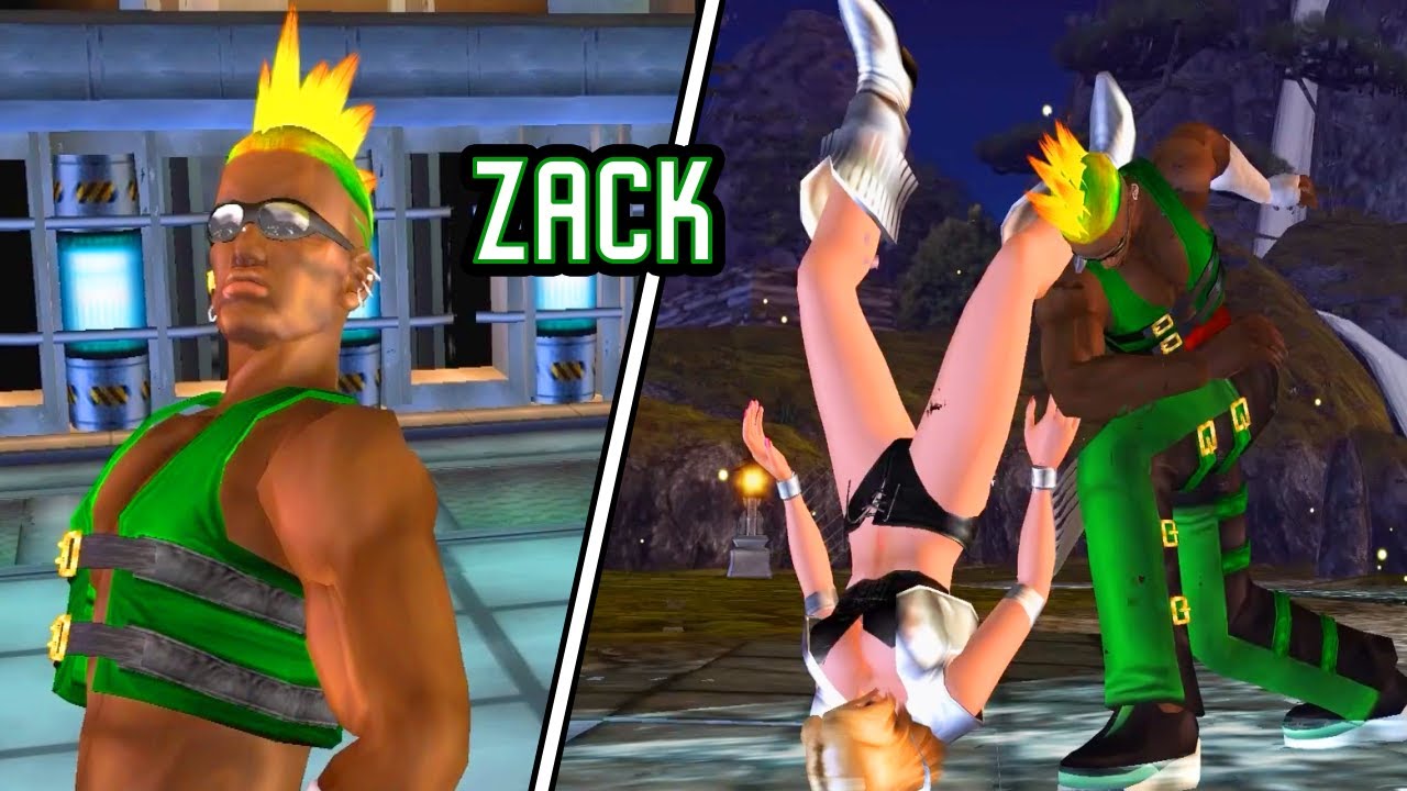 Zack Longplay with Cutscenes - Dead or Alive 2 (PS2) - YouTube