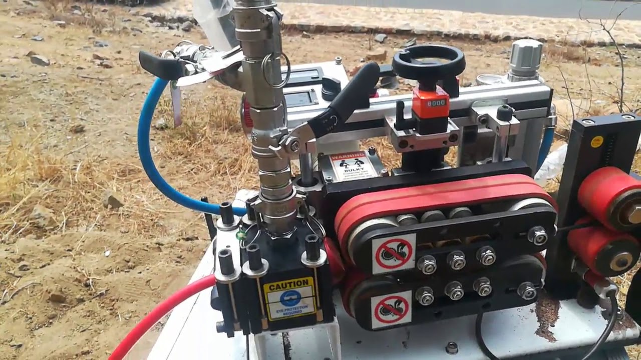 Mini-fibre cable blower - YouTube