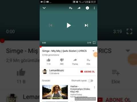 SİMGE MİŞ MİŞ ŞARKI SÖZLERİ.