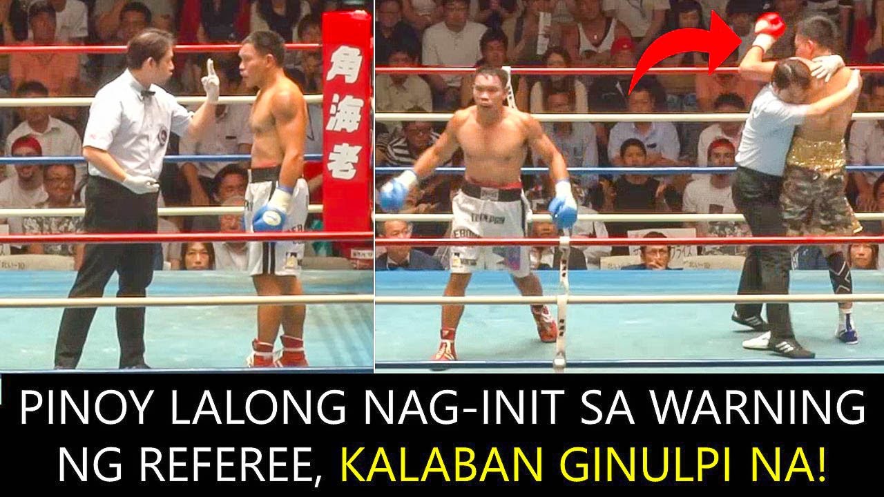 PINOY LALONG NAG-INIT SA WARNING NG REFEREE, KALABAN GINULPI NA! - YouTube