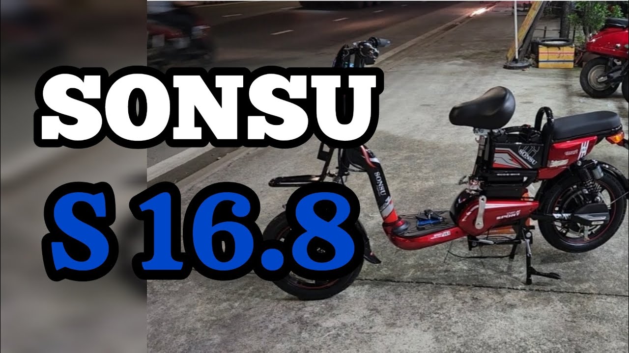 CẬN CẢNH MẪU XE ĐẠP ĐIỆN SONSU CHÍNH HÃNG MỚI NHẤT S 16.8 TẠI XE ĐẠP XE ...