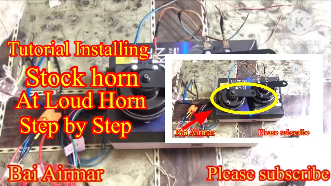Tutorial: Paano mag install ng stock horn at loud horn sa honda na ...