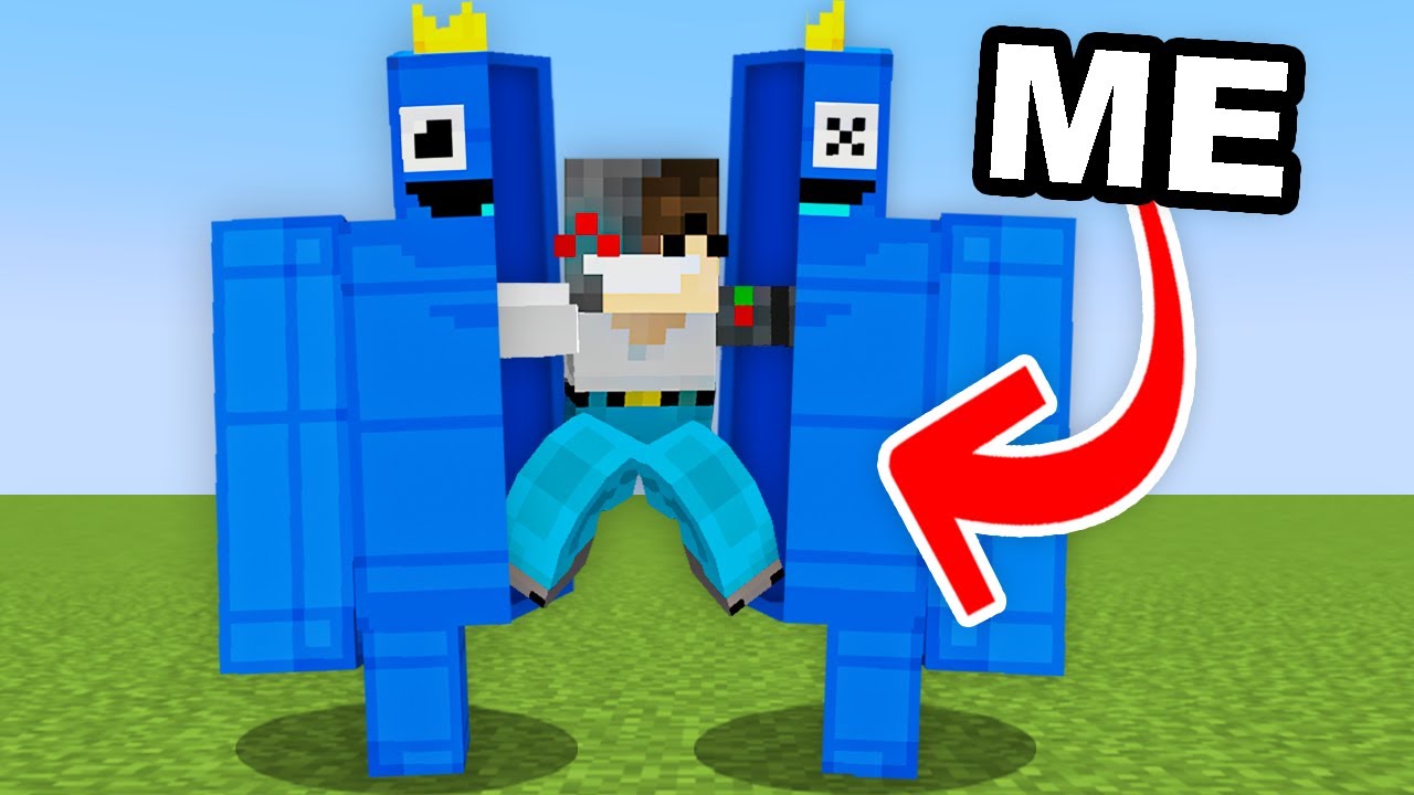 Minecraft, But You Are Rainbow Friends... - YouTube