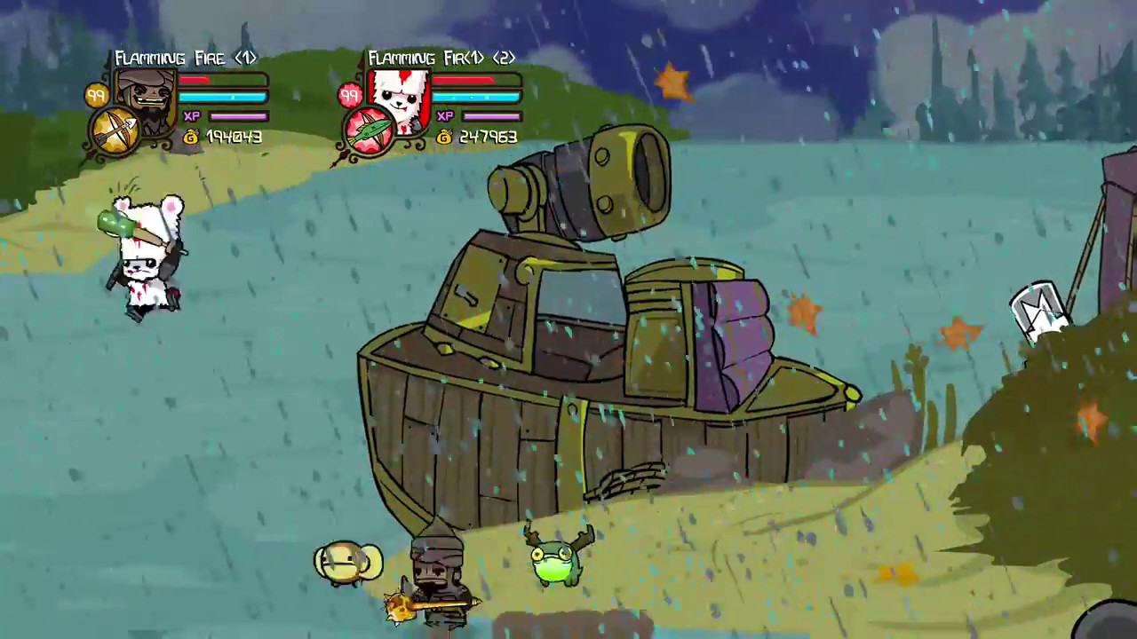 Castle Crashers remastered Tall grass field out of map glitch - YouTube