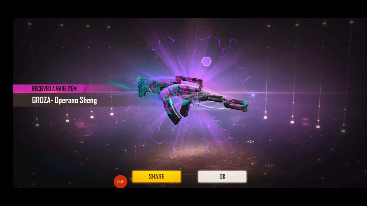 I got new groza skin. - YouTube