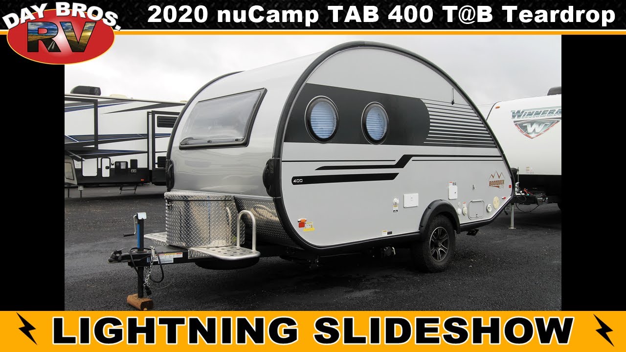 2020 nuCamp TAB 400 T@B Teardrop Slideshow Video - YouTube