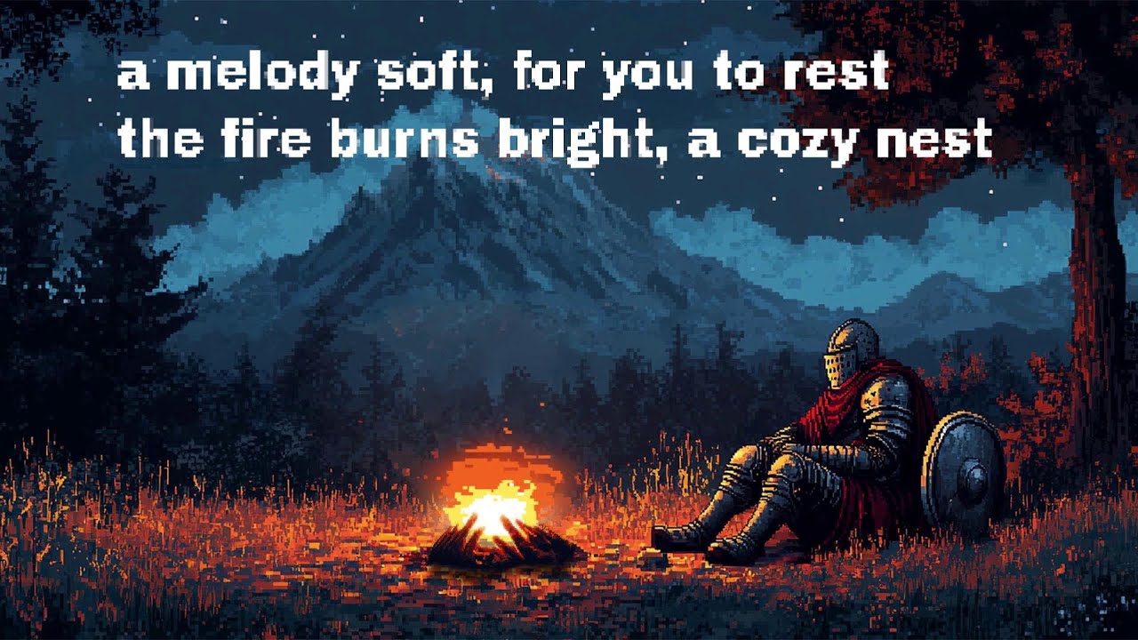 Druid Circle During Starfall | Medieval Pixel Ambient Music for Sleep ...