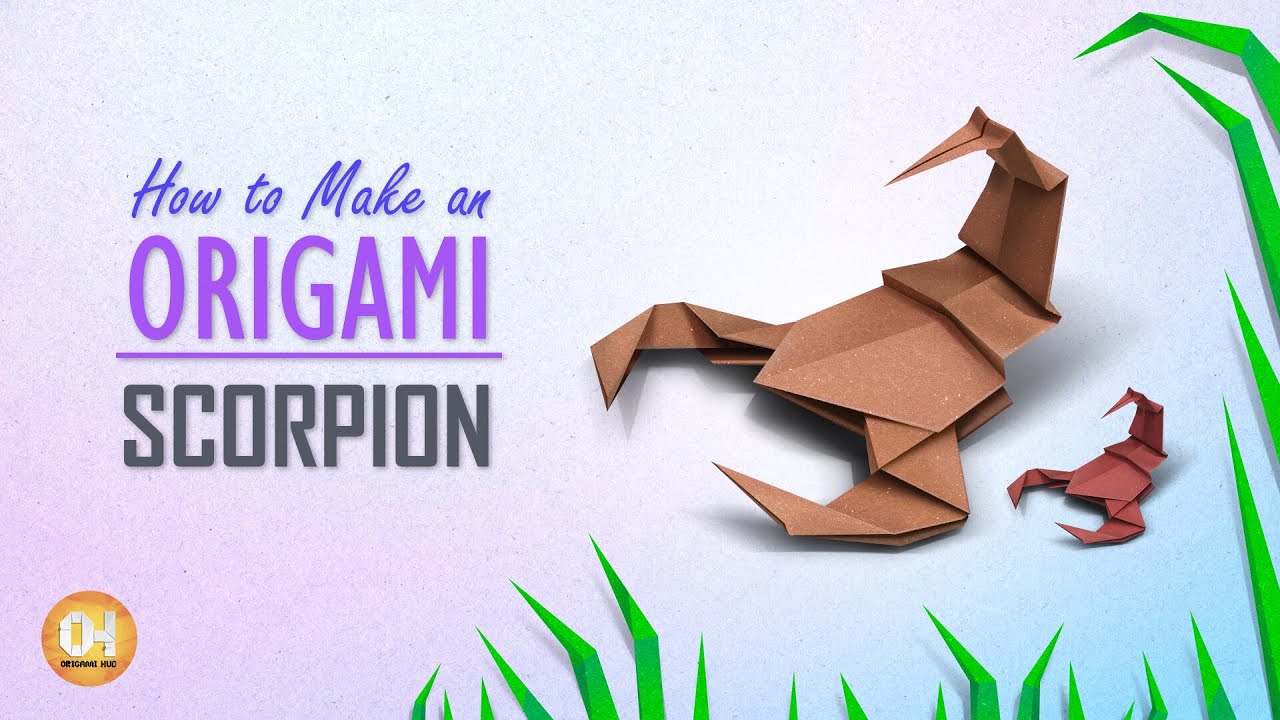 How to Make an Origami Scorpion | Easy Step-by-Step Tutorial - YouTube
