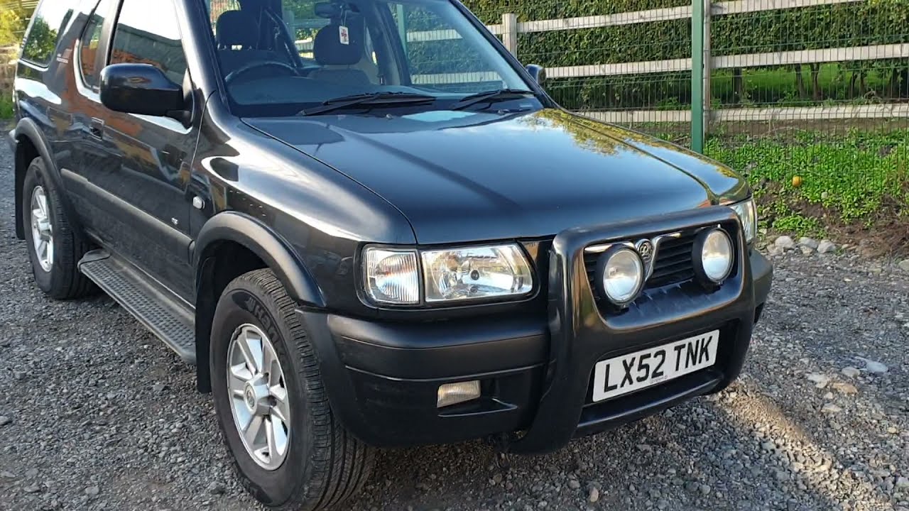 2002 VAUXHALL FRONTERA SPORT RS | MATHEWSONS CLASSIC CARS | 12 & 13 ...