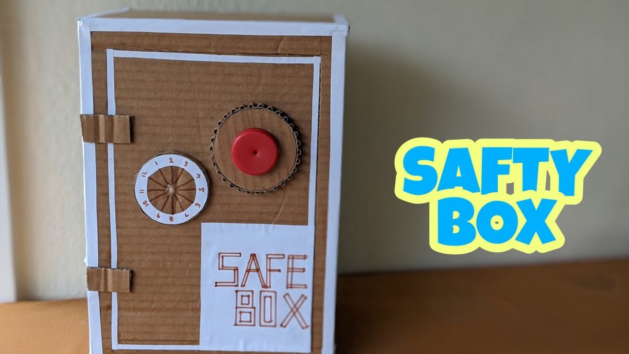 How to make safe box using cardboards | DIY easy craft - NAWA CRAFTS ...