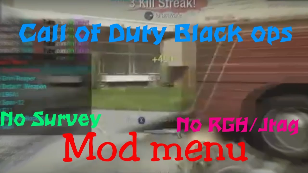 Call of Duty Black ops 1 Mod Menu aimbot & Much more Xbox360/Xbox one ...