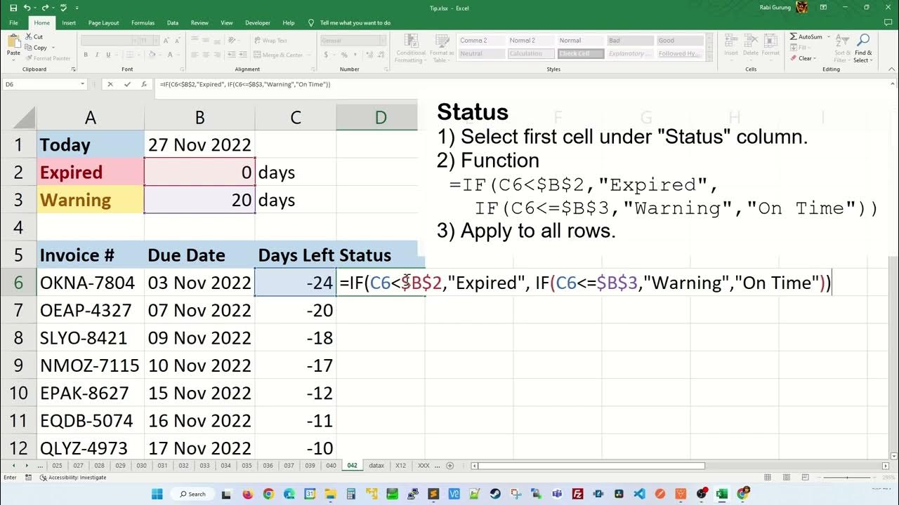 How to identify or highlight expired or upcoming dates in Excel ...