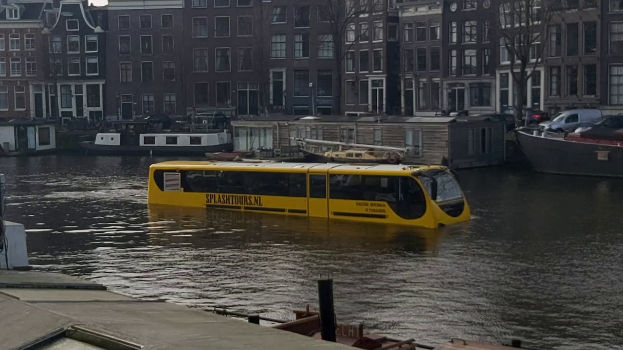 Amsterdam wodny autobus - YouTube