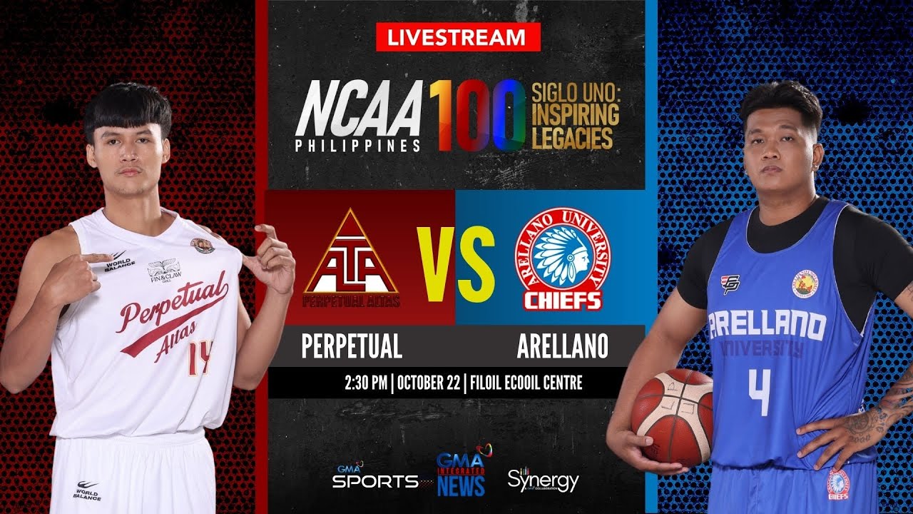 Perpetual vs Arellano (Men’s Basketball) | NCAA Season 100 - Replay - YouTube