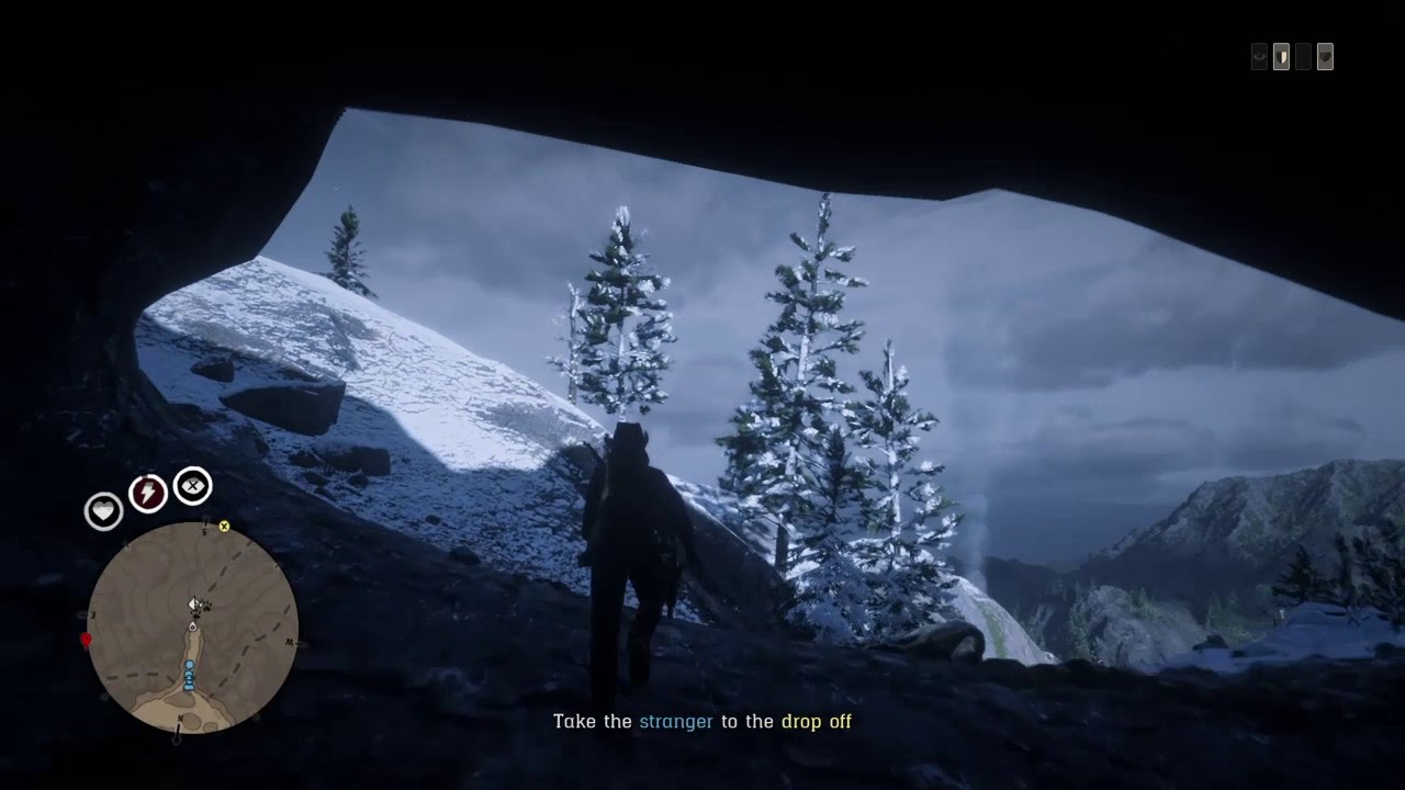 RDR2 Online - Rescue Someone In Need from a cave - YouTube