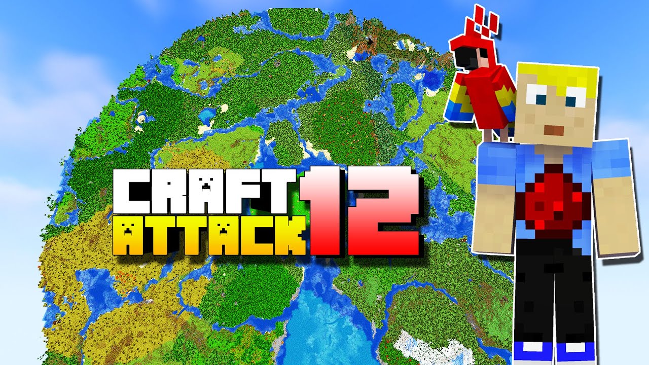 Craft Attack 12 Start! 82+ Youtuber & Streamer! XXL Pläne! Minecraft Craft Attack 12 #01 - YouTube