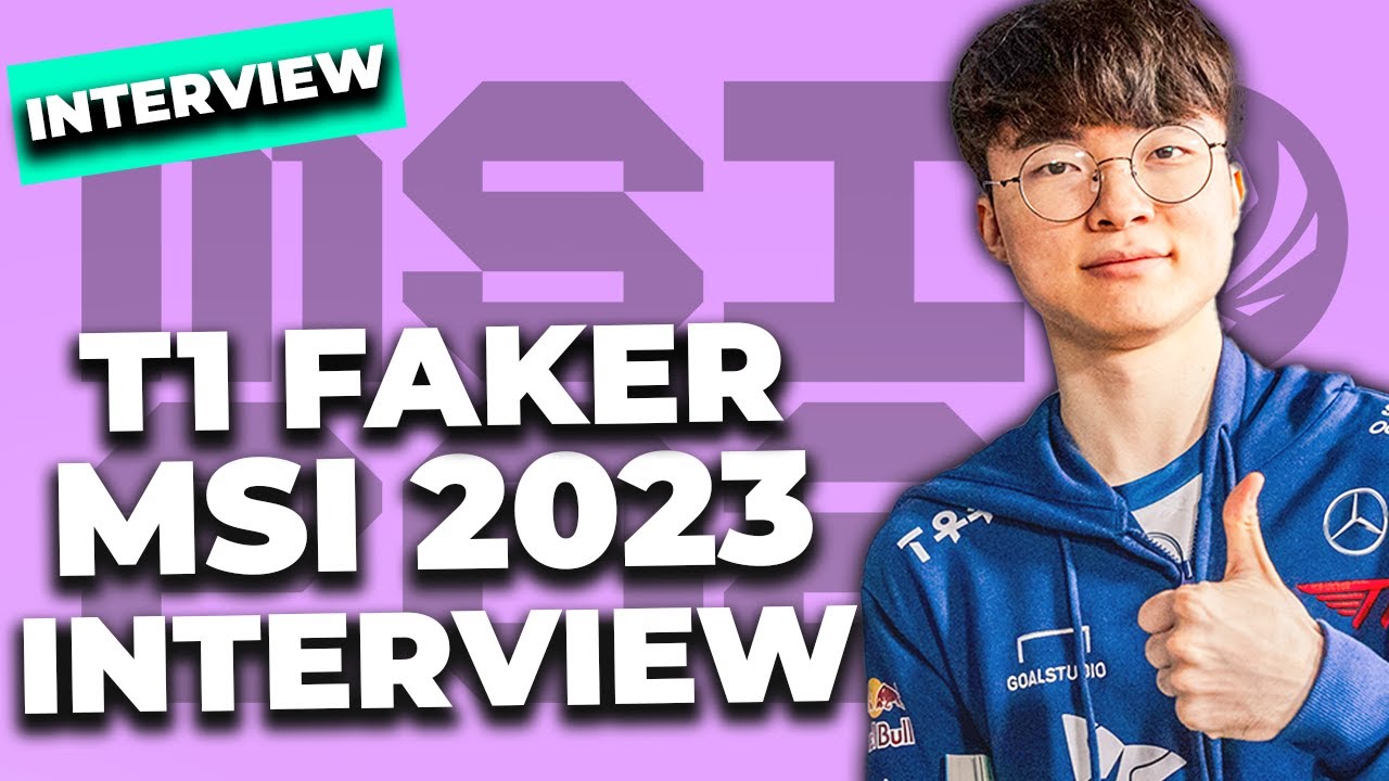 T1 Faker post MSI 2023 exit: “It was not the prime performance” - YouTube