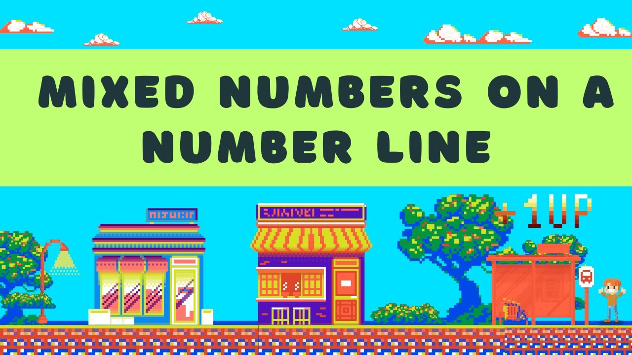 📗Mixed Numbers on a Number Line! ️ - YouTube