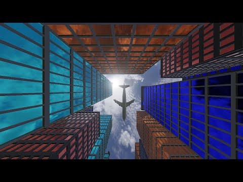Skyscraper High-rise Buildings 3D Blender Animation Video (1 Minute ...