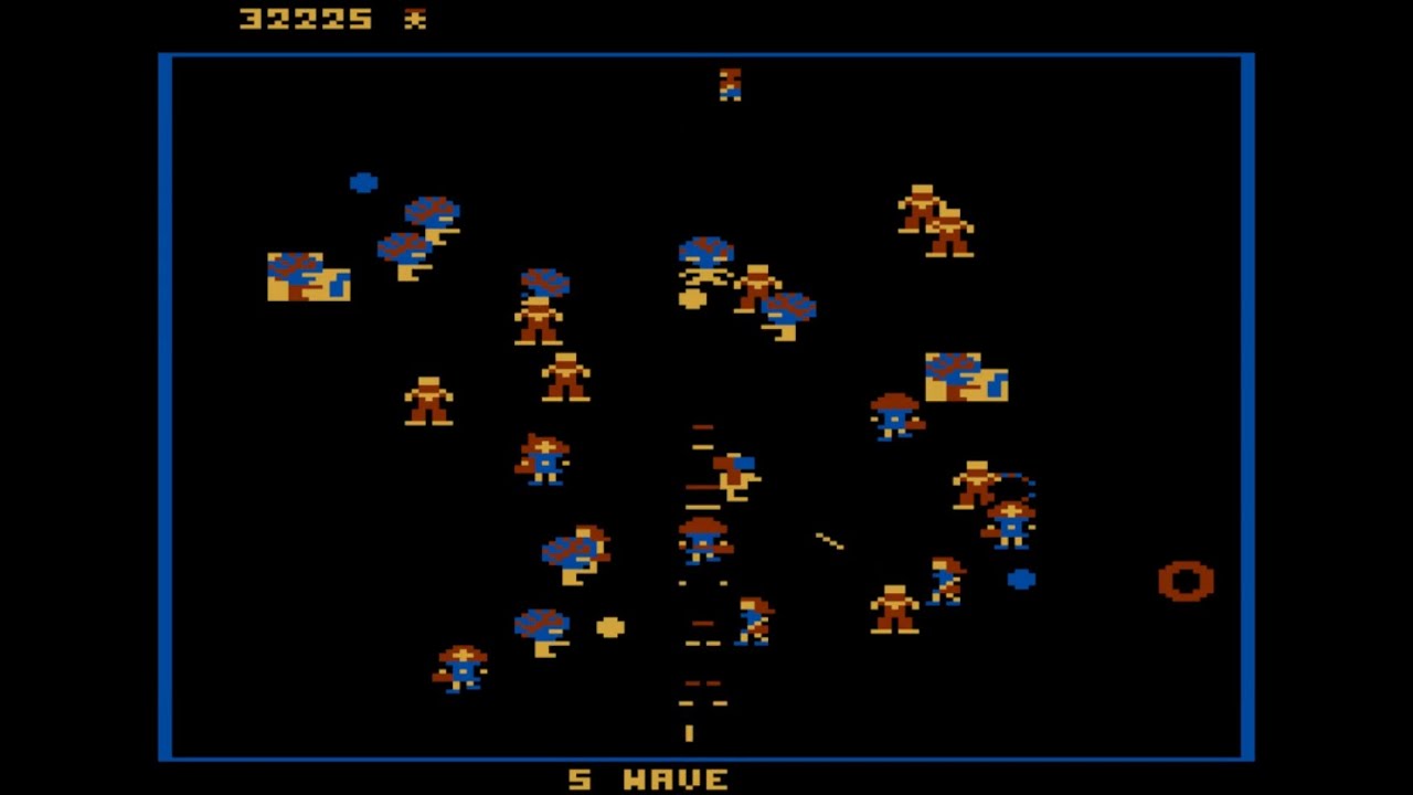 Atari 8-Bit Game Play, Robotron: 2084 - YouTube