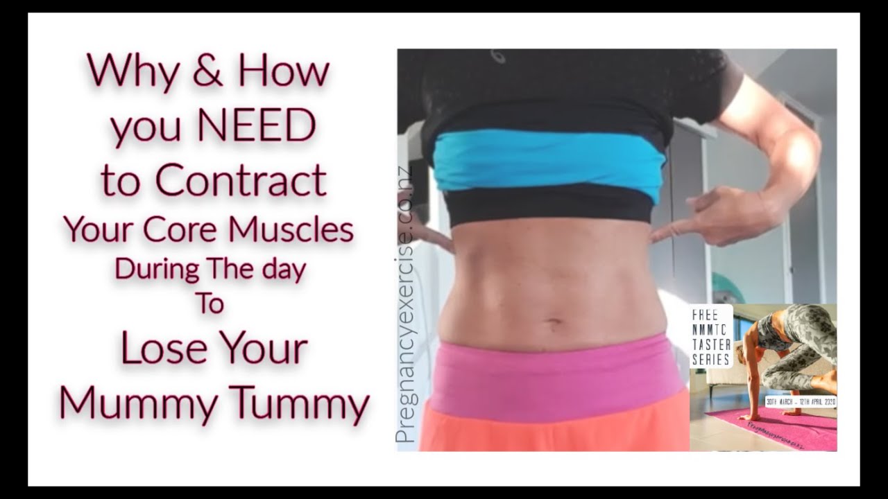 Contracting you Core Muscles During the day for Optimal - YouTube