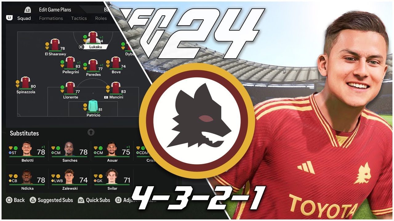 AS Roma's New Tactics Under Daniele De Rossi | EA FC 24 - YouTube
