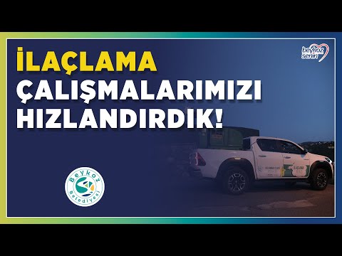 Beykoz'da ilaçlama çalışmlarımızı hızlandırdık