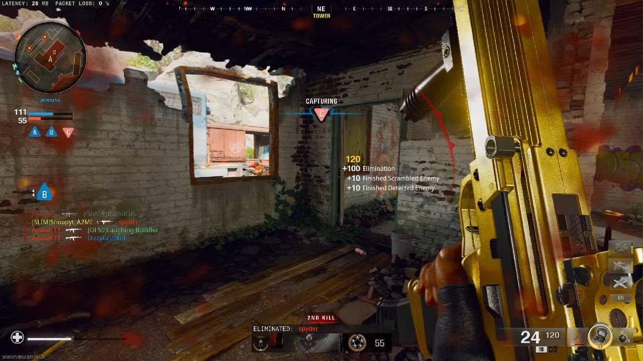Call of Duty train map spawn trap - YouTube