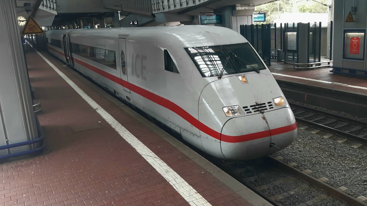 ICE Lutherstadt Wittenberg + Riesa als ICE 682 in Kassel Wilhelmshöhe ...