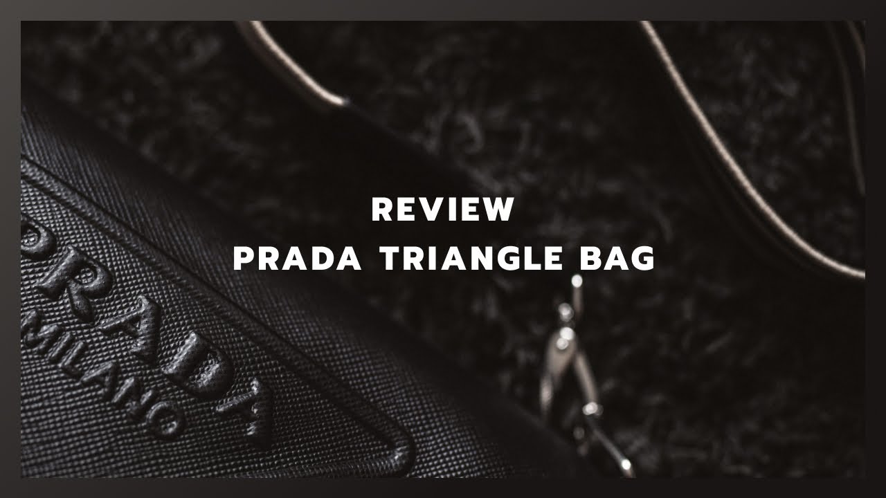 Review (23) || Prada Triangle Bag - YouTube