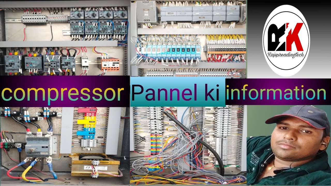 CNG Compressor PLC Connection | PLC Connection | Pannel ki wiring ...