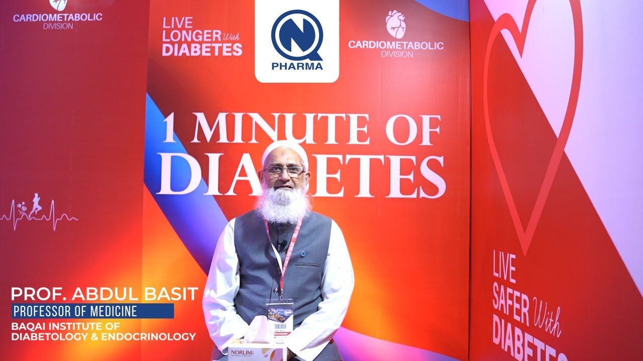 1 Minute of Diabetes X Prof. Dr. ABDUL BASIT - YouTube