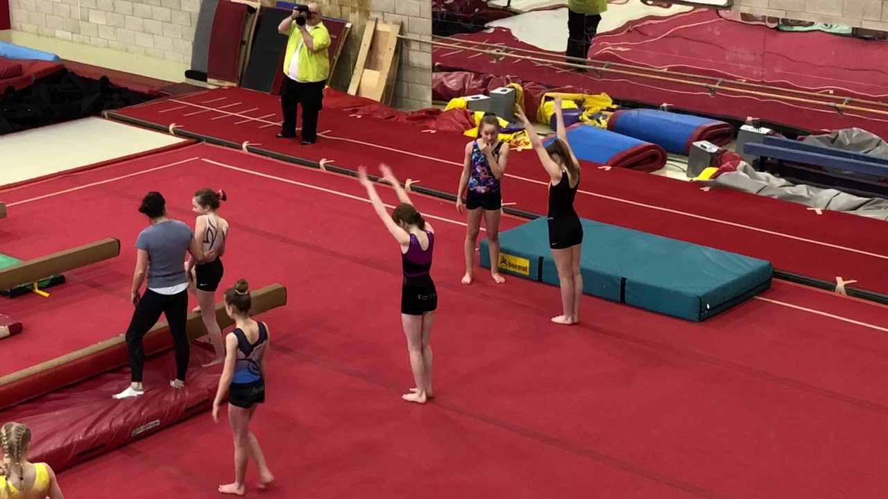 GYMNAST KARINA & HER GYMNASTICS - YouTube