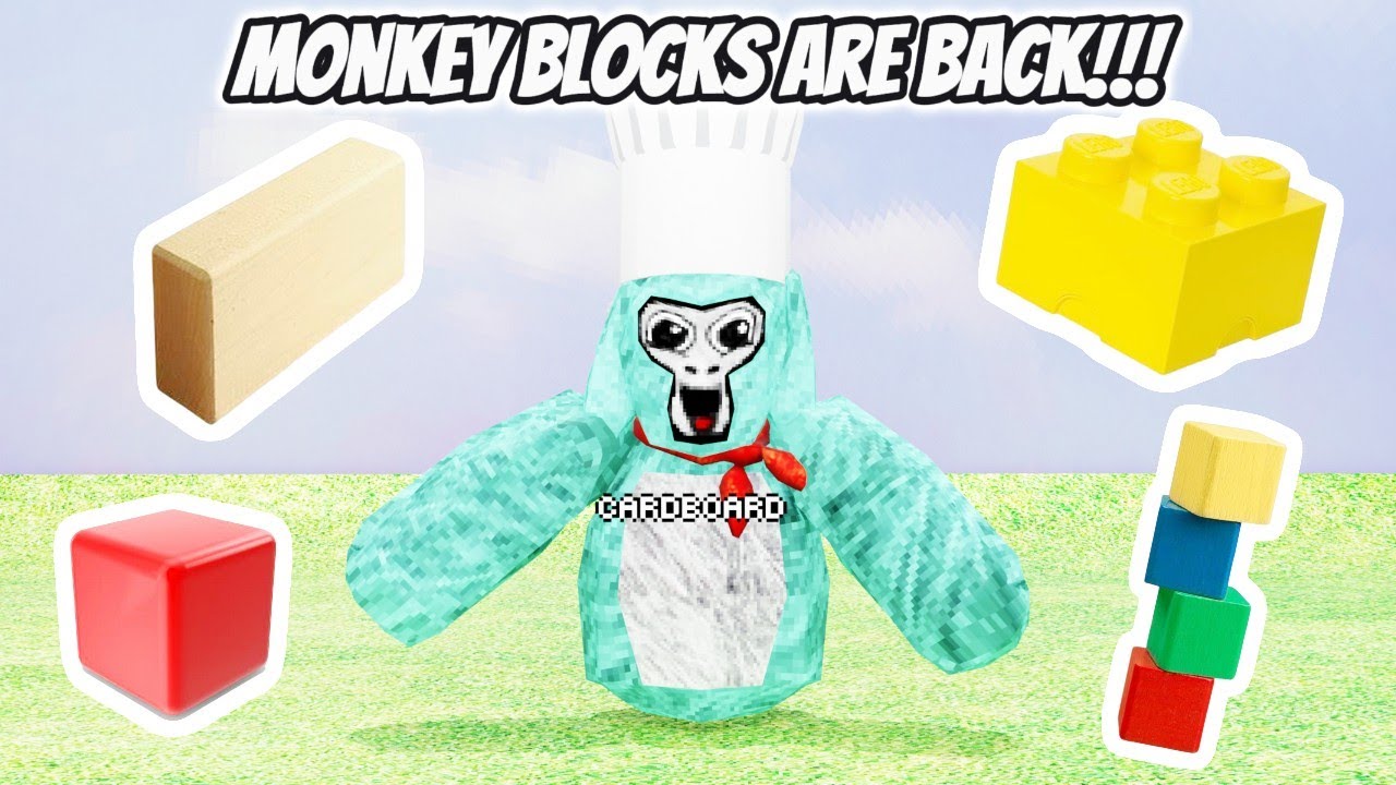 Monkey blocks are back!!! #gorillatag #funny #monke #cool - YouTube