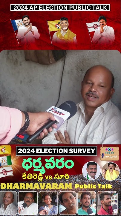 ధర్మవరం ప్రజా స్పందన | Dharmavaram Public Talk | AP Elections 2024 | YCP | TDP | JSP | BJP ...