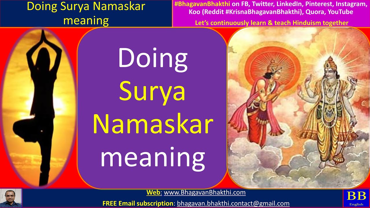 Namaskar Meaning