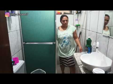 faxina no meu banheiro ❤️🏡