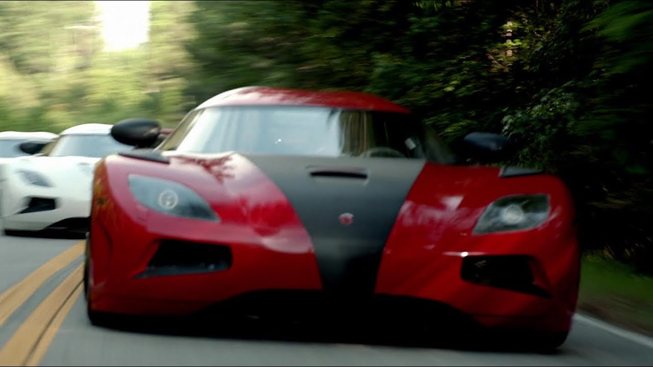 The Koenigsegg Agera R race from the Need For Speed movie. - YouTube