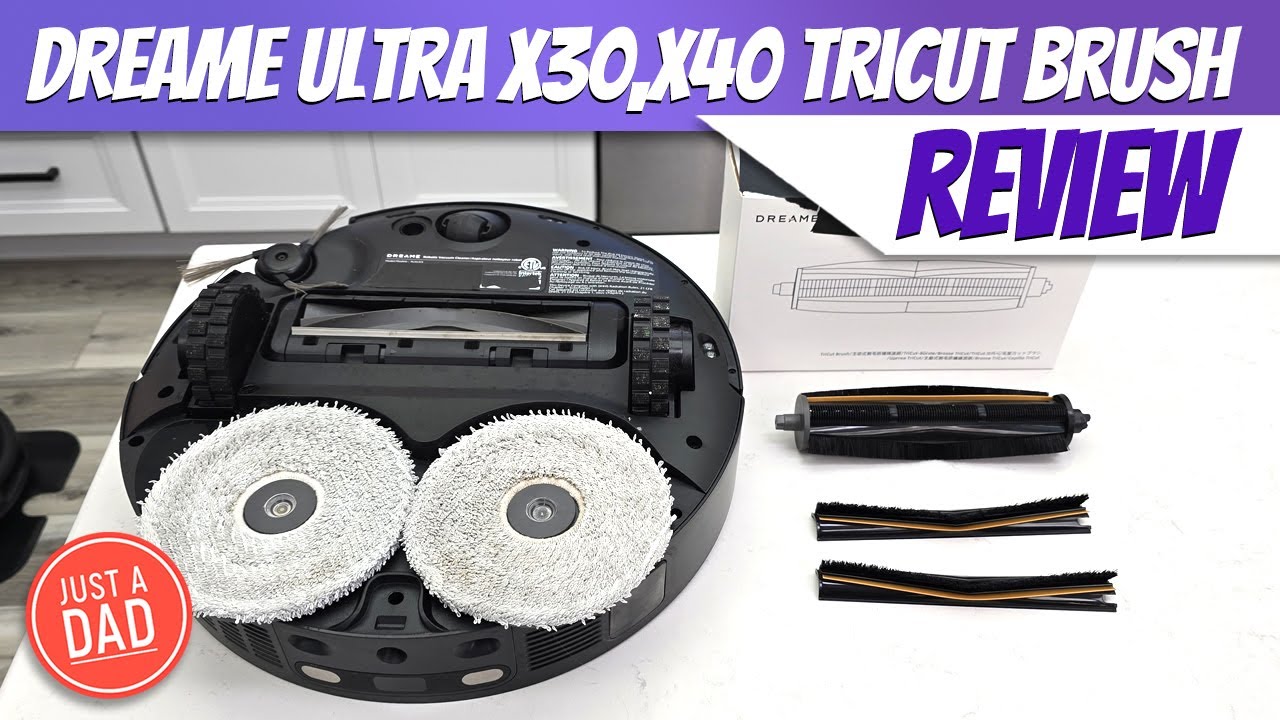 Dreame Ultra X30, X40 Robot Vacuum TriCut Brush REVIEW - YouTube