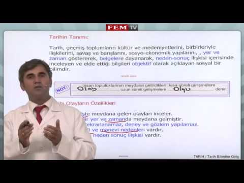 TARİH BİLİMİNE GİRİŞ