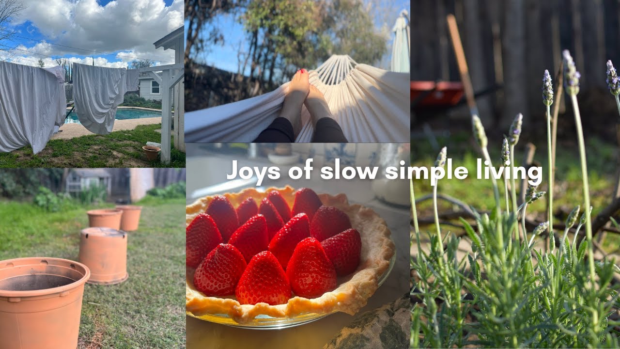 Joys of Slow Simple Living | Spring is Coming - YouTube